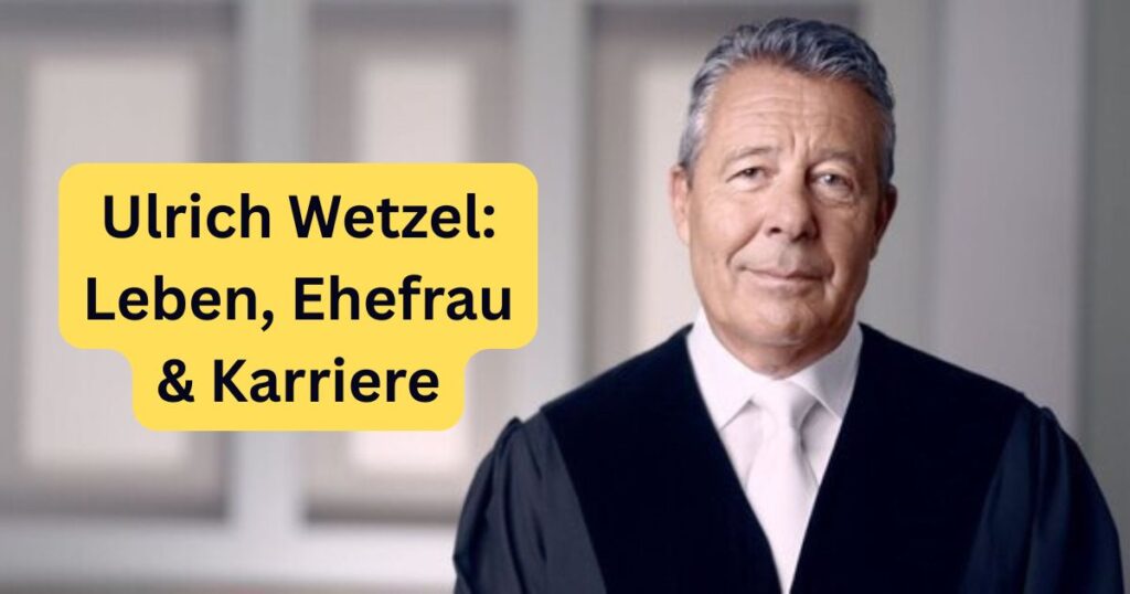 Wunderbar Ulrich Wetzel Verstorben Bilder